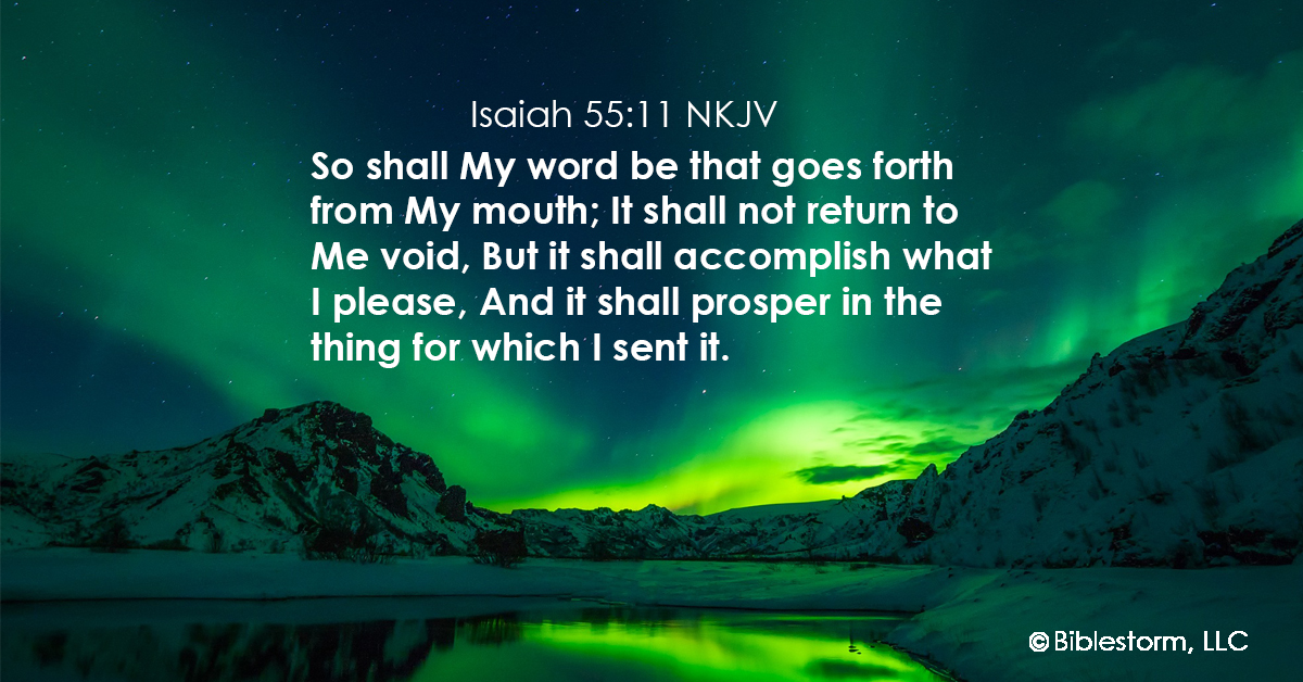 Isaiah 55v11 NKJV BibleStorm LLC Isaiah 55v11 NKJV BibleStorm LLC